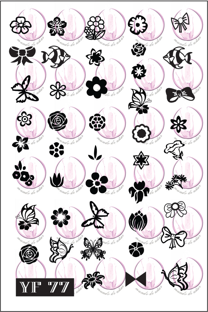YF 77 stamping plate – Mundo de Unas