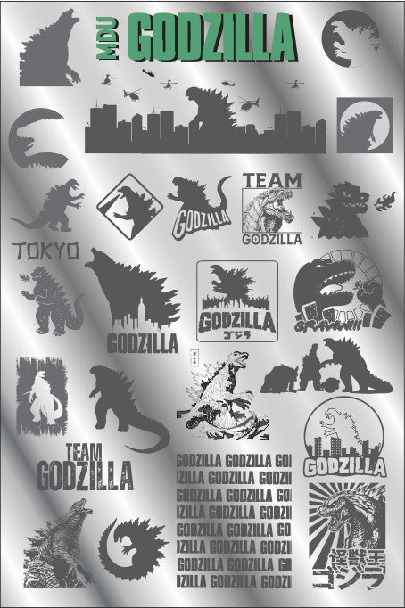 MDU GODZILLA stamping plate – Mundo de Unas