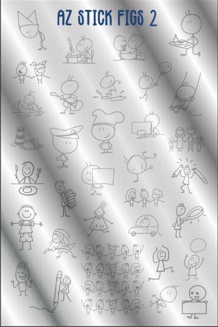 AZ STICKS FIGS 2 stamping plate – Mundo de Unas