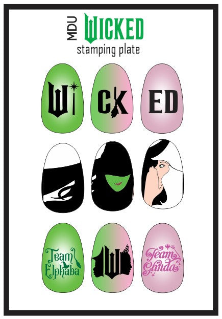 MDU WICKED stamping plate – Mundo de Unas