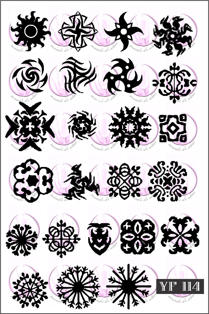 YF 114 stamping plate – Mundo de Unas