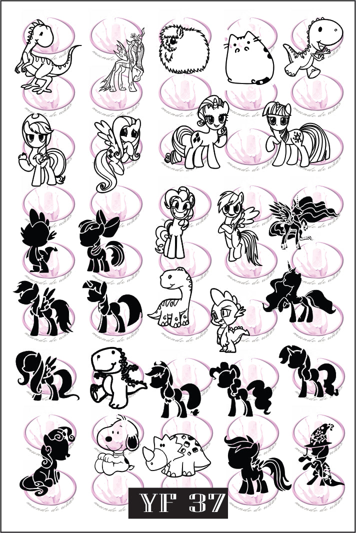 YF 37 stamping plate – Mundo de Unas